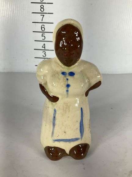 Ceramic Black Americana Figurine Salt Shaker with Hand-Painted Details ...