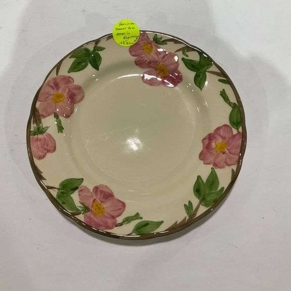 Franciscan Dinnerware Desert Rose Pattern 10 1/2″ Plate - Hash Auctions
