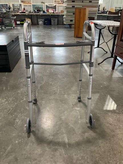 Carex Medical Walker With Dual Wheels and 300 lb. Capacity - Hash Auctions