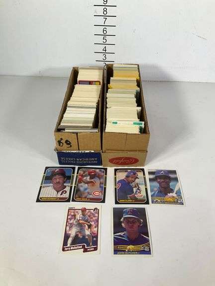 Collection of Baseball Trading Cards in Assorted Cardboard Boxes - Hash ...