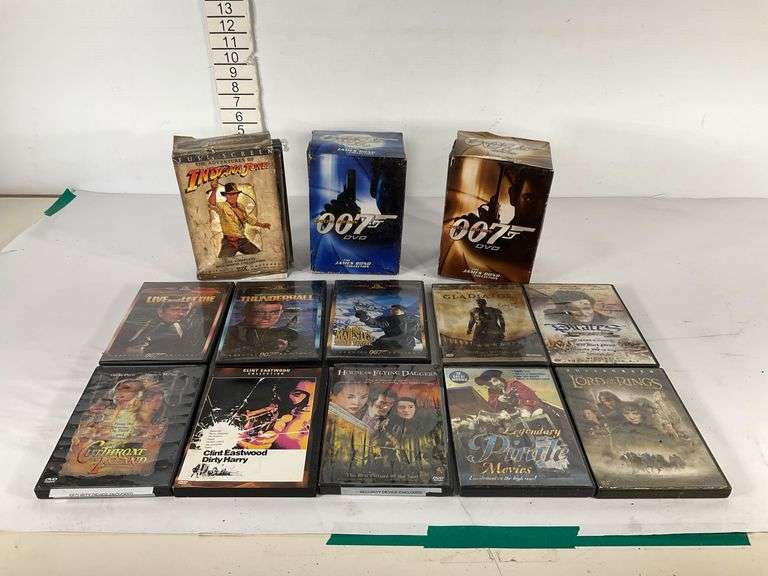 Collection of Various DVD Movie Sets and Cases - Hash Auctions