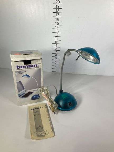 Tensor Gummi Glow Halogen Desk Lamp, Model LT7280-68 - Hash Auctions