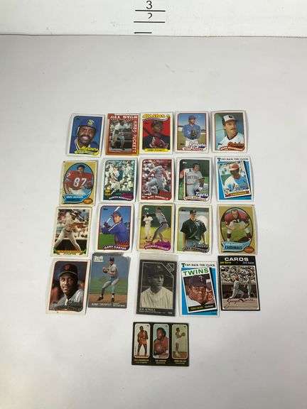 Collection of Assorted Sports Trading Cards Featuring Baseball and ...