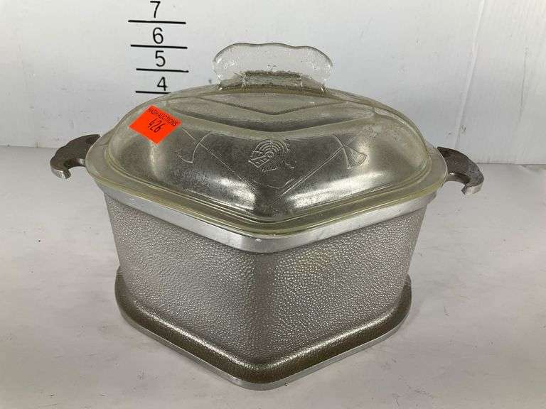 Guardian Service Aluminum Cookware Dish with Lid - Hash Auctions