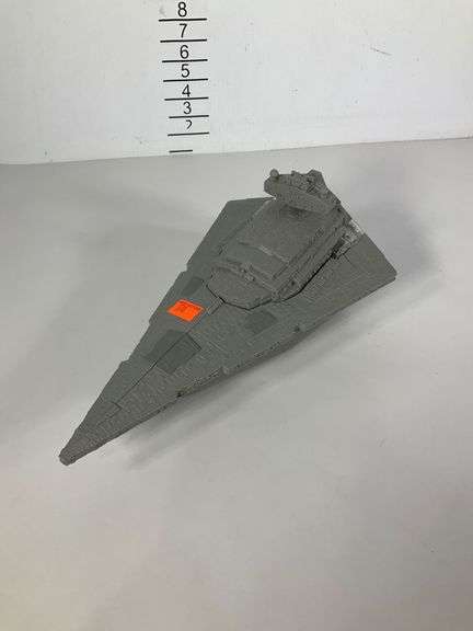 Star Wars 2014 Gray Starship Model with Rear Thrusters and Hinged Top ...