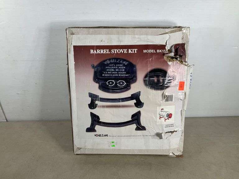 Vogelzang Model BK150E Barrel Stove Kit - Hash Auctions