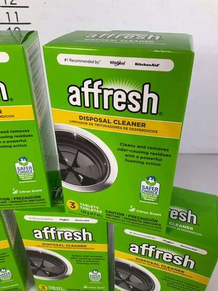 Lot of 5 Affresh Disposal Cleaner Citrus Scent Boxes (3 Tablets Each ...