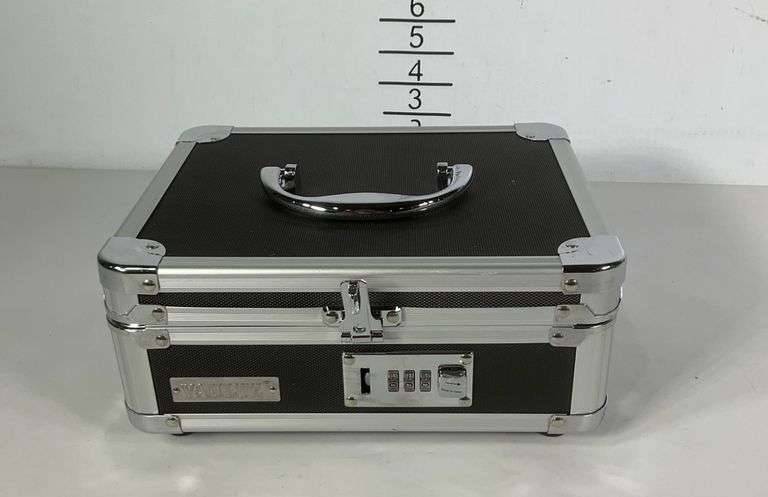 Vaultz Locking Storage Case with Combination Lock and Tray Inserts ...