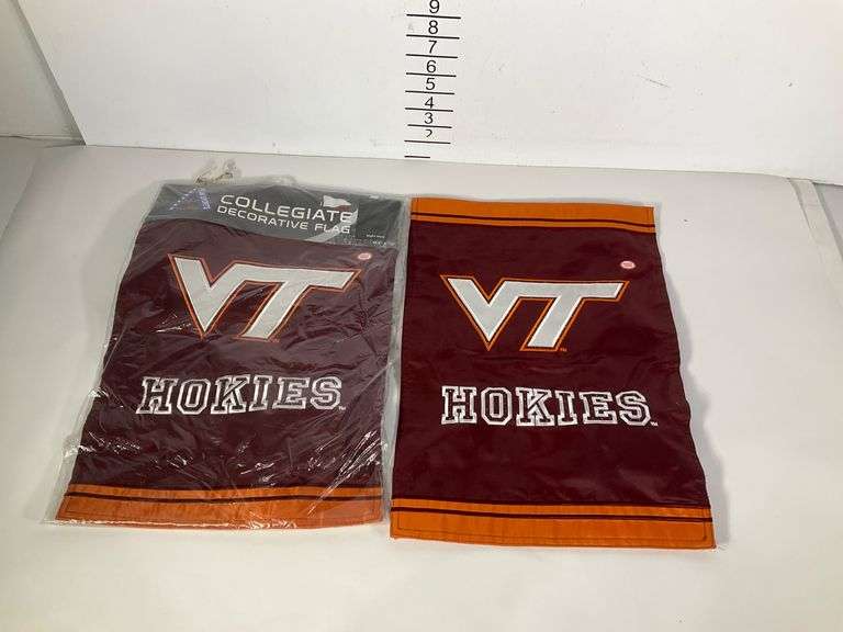 Virginia Tech Hokies Fiber Optic Decorative Flag - Hash Auctions