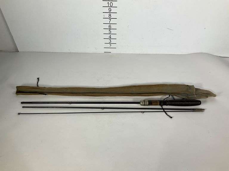 Vim 3-Piece Fishing Rod with Bag by Union Hardware Company - Hash Auctions