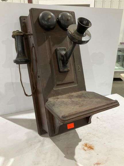 Type 51-F-G Wall-Mounted Crank Telephone with Internal Mechanism - Hash ...