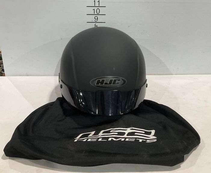 HJC IS-Cruiser DOT XL Matte Black Motorcycle Helmet - Hash Auctions