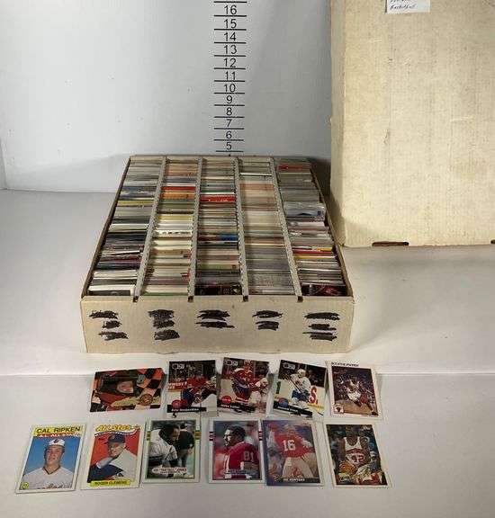 Mixed Sports Card Collection Mega Box Featuring Baseball, Basketball ...