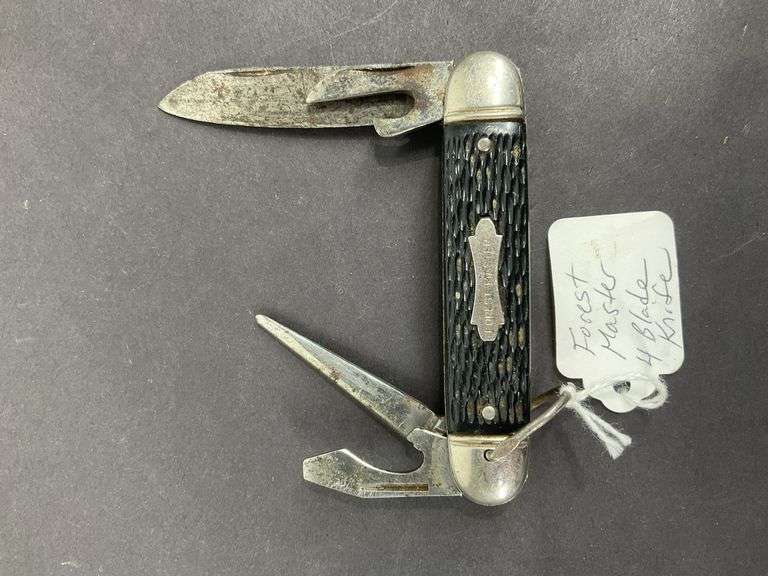 Forest-Master 4 blade pocket knife - Hash Auctions