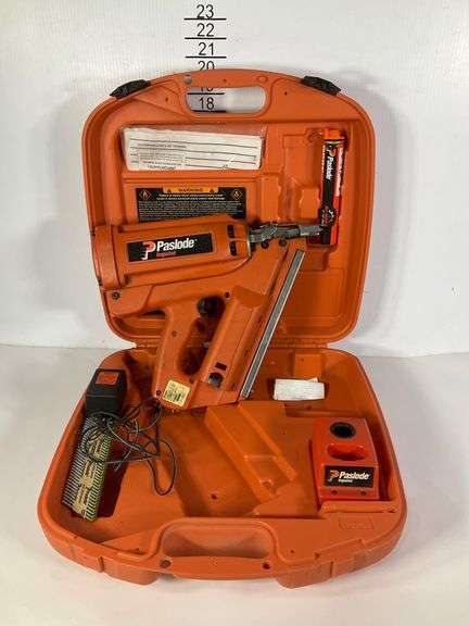 Paslode Impulse Cordless Framing Nailer with Accessories and Hard Case ...