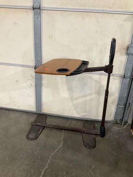 Adjustable Stander Mobility Table with Cup Holder - Hash Auctions