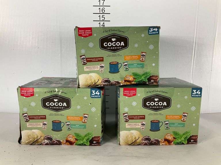 Lot of Three Cocoa Classics Variety Pack Boxes with 34 Packets Each ...