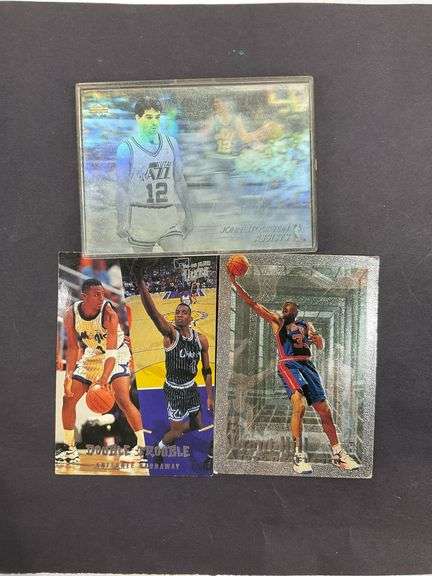 Three sport cards double trouble Anfernee Hardaway, Grant hill 1994 ...