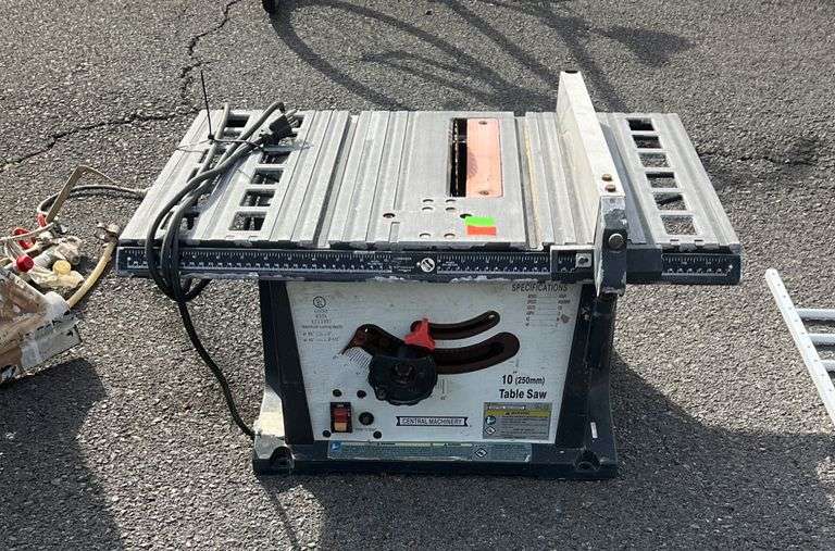 Hitachi 10-Inch Table Saw, Model C10RA3 - Hash Auctions