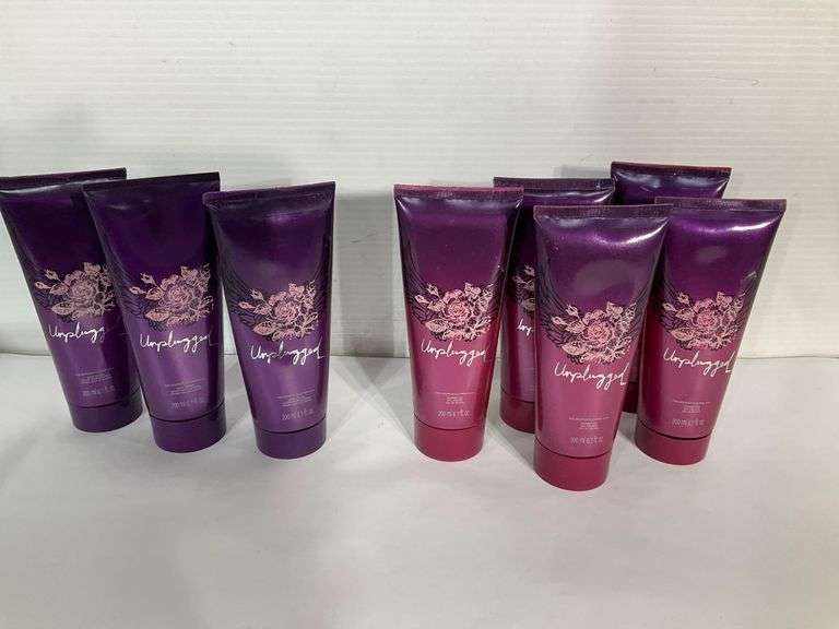 Lot of Nine Avon Unplugged Body Lotions and Shower Gels, 200 mL Each ...
