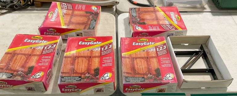 Lot of Five Homax EasyGate No-Sag Gate Kits - Hash Auctions