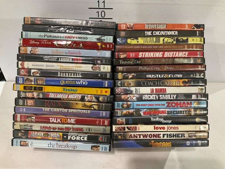 Collection of 34 DVD Movies Featuring Various Titles and Genres - Hash ...