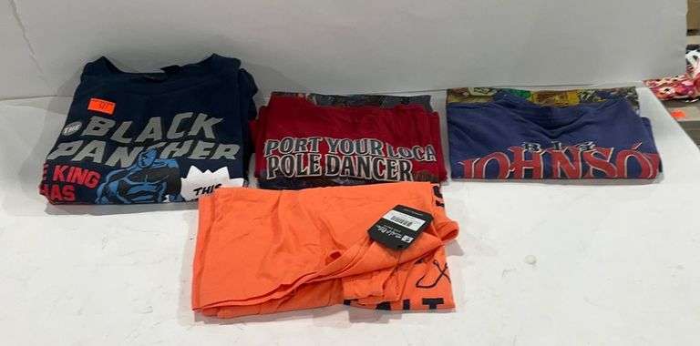 Four Graphic T-Shirts Featuring Marvel, Salt Life, and Other Designs ...