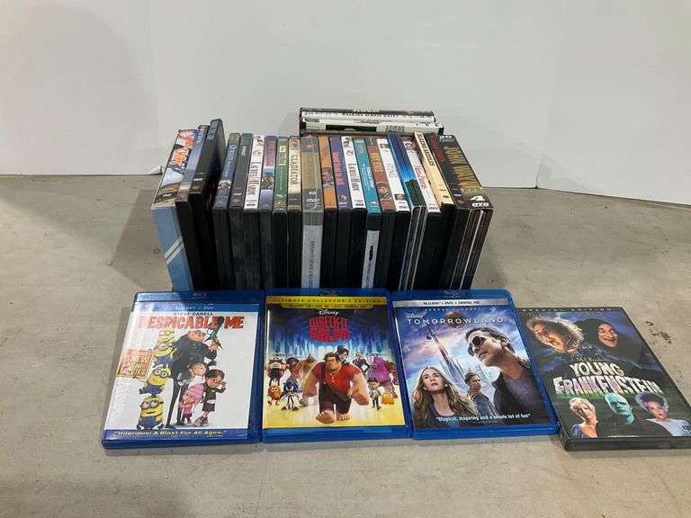 Collection of Blu-ray and DVD Movies Featuring Various Genres - Hash ...