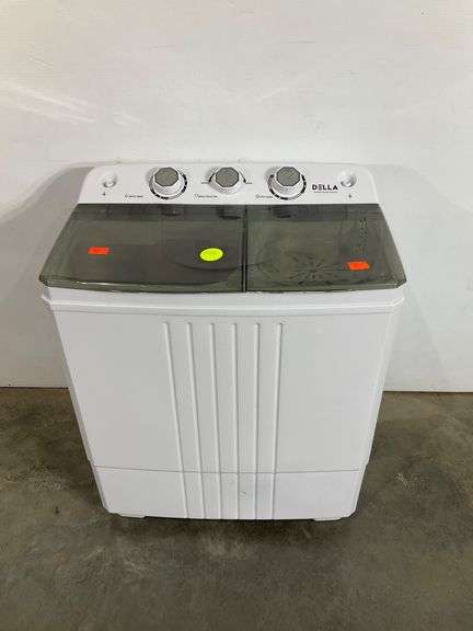 Della Twin Tub Washing Machine with Spin Dryer, Compact Size - Hash ...