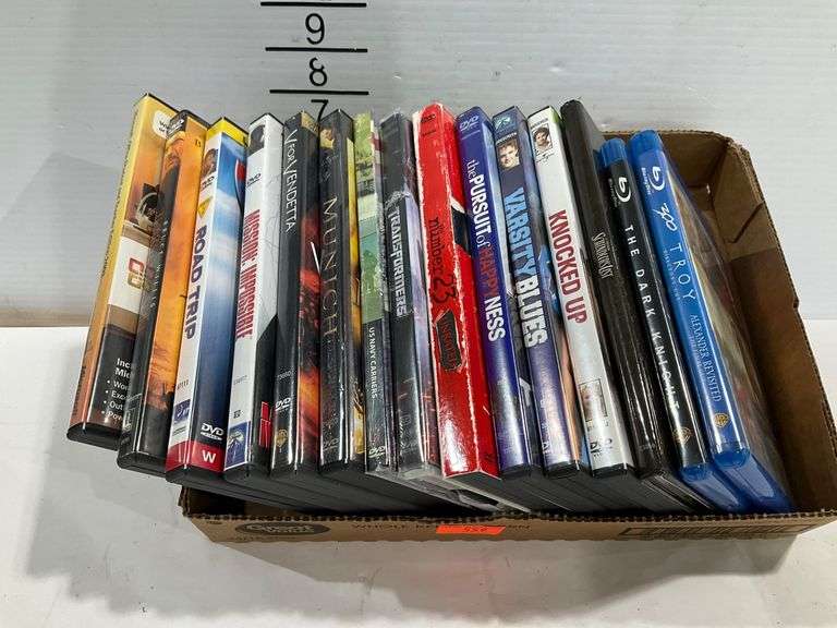Assorted Collection of 15 DVDs and Blu-rays Featuring Various Genres ...