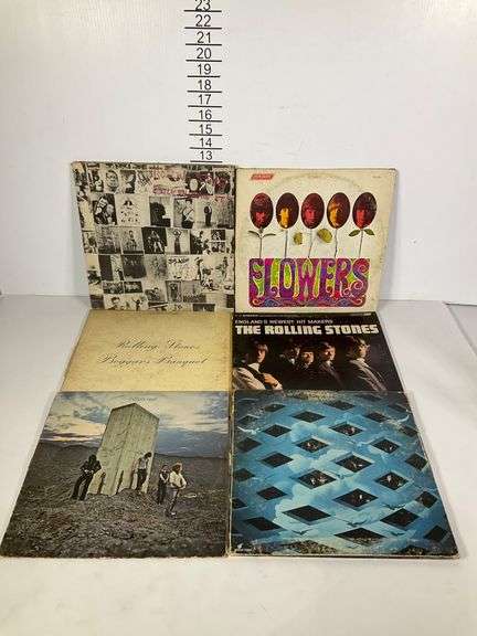 Collection of Six Vinyl Records by The Rolling Stones and The Who ...