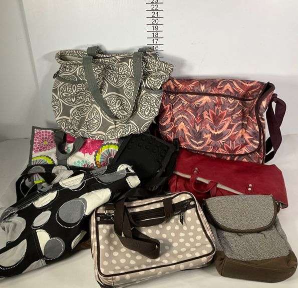 Assorted Bags and Totes with Mixed Patterns and Styles - Hash Auctions