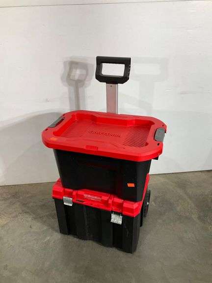 Craftsman Rolling Modular Tool Storage with Red and Black Plastic ...
