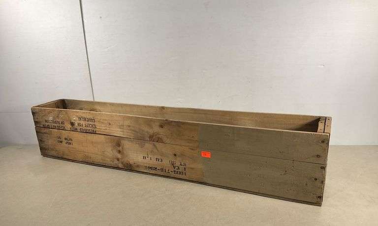 Rectangular Reclaimed Crate Box Made of Untreated Boards, 46x7x9 ...