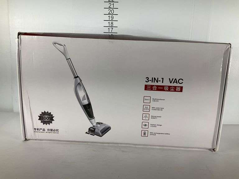 3-in-1 Vacuum Cleaner in Original Packaging - Hash Auctions