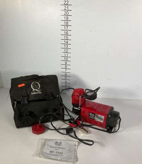 MasterFlow MF-1050 Portable Air Compressor with Accessories - Hash Auctions