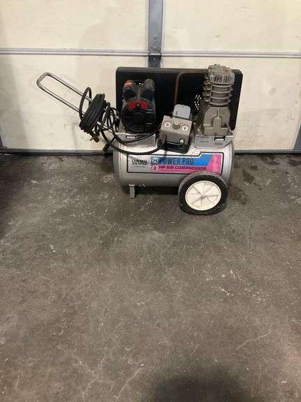 Campbell Hausfeld Power Pro 2 HP Air Compressor with Doerr Electric ...
