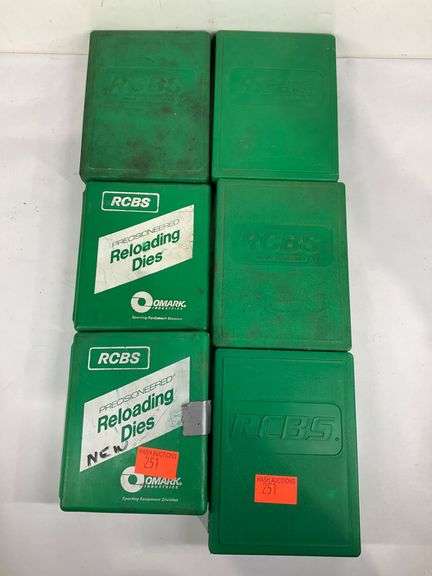 RCBS Reloading Die Sets in Multiple Green Cases - Hash Auctions