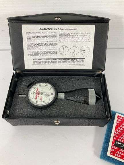 Swiss Precision Instruments Chamfer Gage with Original Case and ...