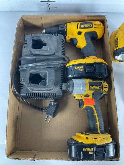 DeWalt 18V Power Tools and Accessories, Including Drill, Impact Driver ...