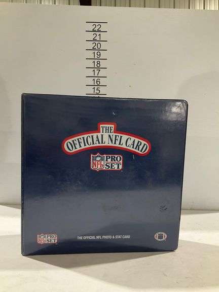Pro Set Official NFL Cards Album with Card Collection - Hash Auctions