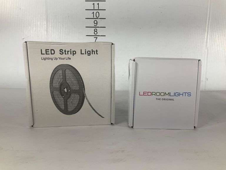 Two Boxes of LED Strip Lights with Controllers and Accessories - Hash ...