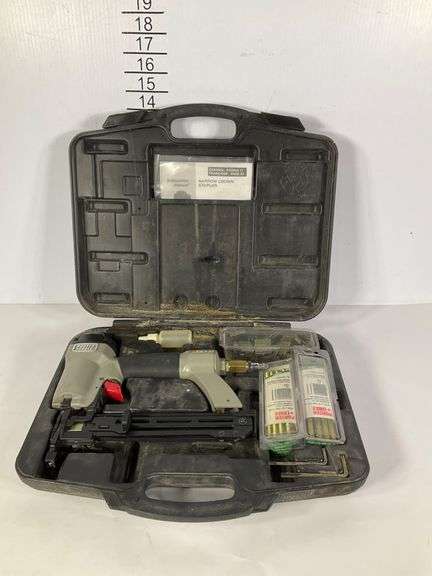 Porter-Cable Narrow Crown Stapler Kit Model NS100A with Accessories ...