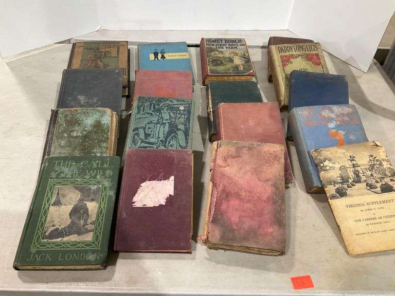Collection of Assorted Vintage Hardcover Books, Various Titles and ...