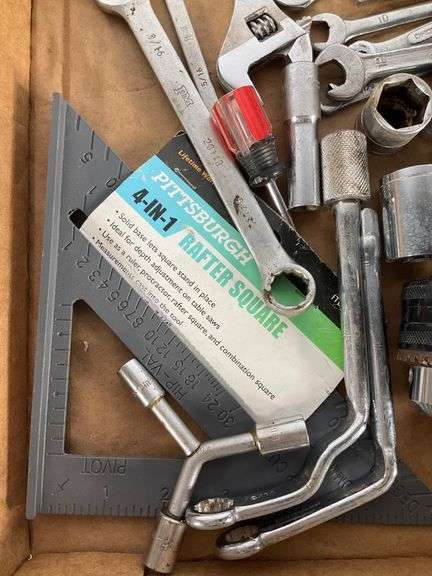 Mixed Hand Tool Lot Including Husky, Stanley, Pittsburgh, and Other ...