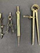 Four vintage compass tools - Hash Auctions