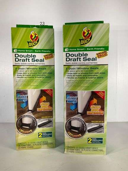 Duck Brand Double Draft Seal for Doors and Windows, Set of Two - Hash ...
