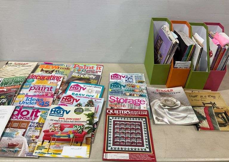Collection of Assorted Crafting and Home Improvement Magazines with ...