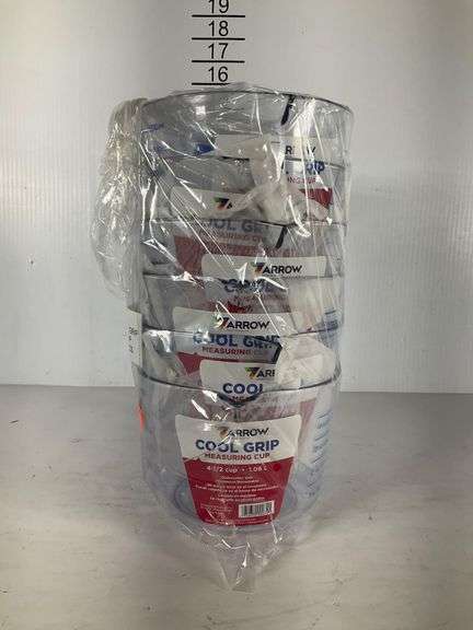 Set of 6 Arrow Cool Grip Measuring Cups - Hash Auctions