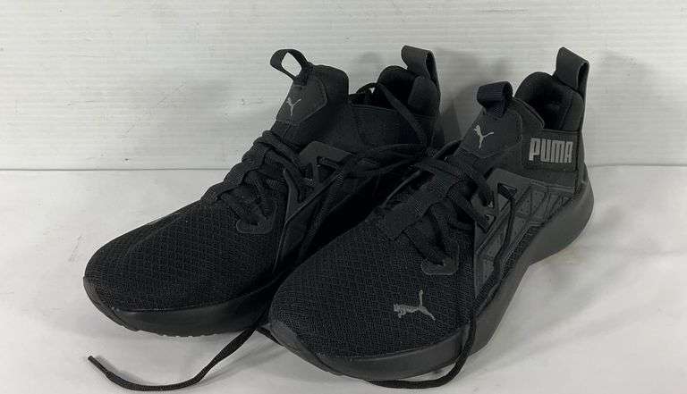 PUMA Men’s Black Athletic Shoes with SoftFoam Insole, Size 8 - Hash ...